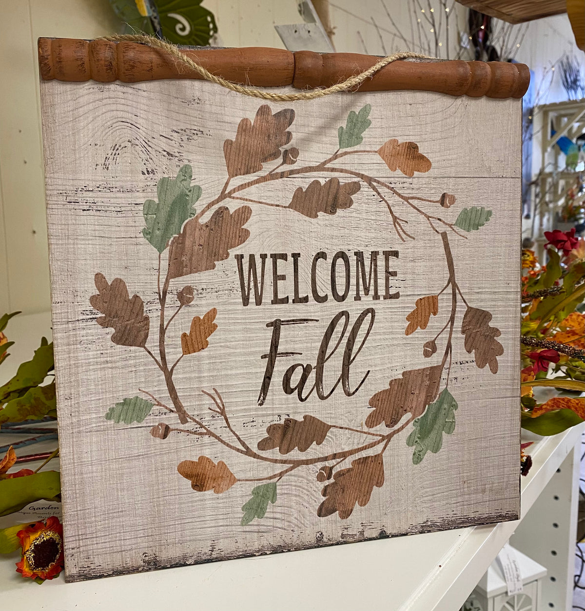Welcome Fall Sign – Garden Style Bridgenorth